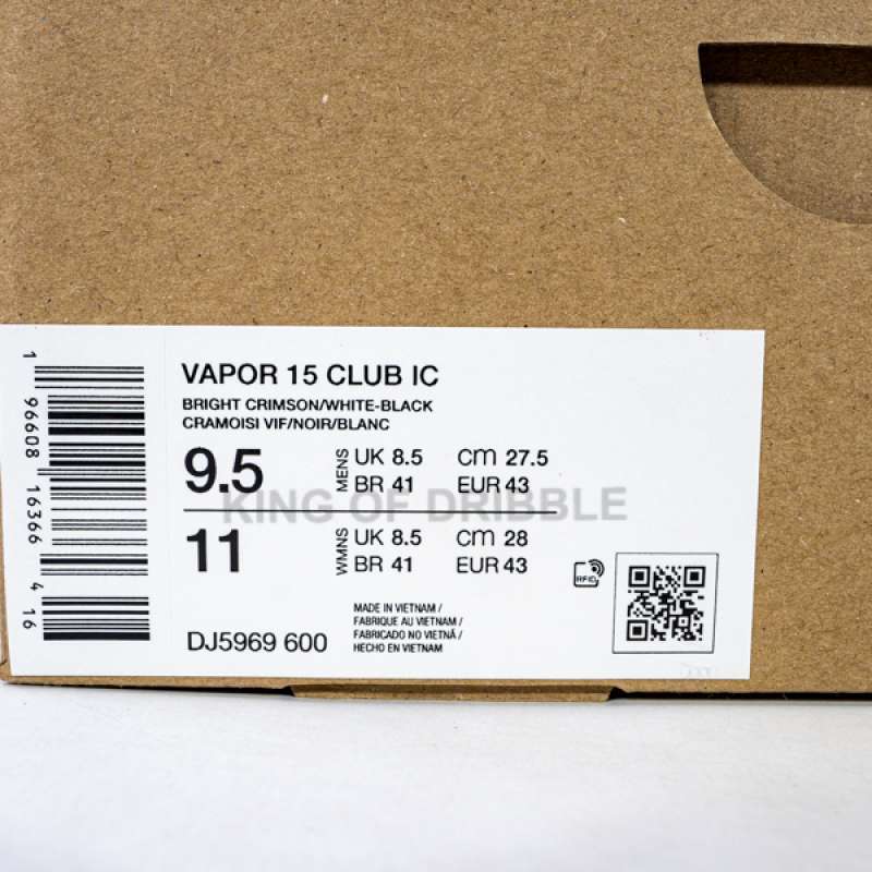 Promo Sepatu Futsal Nike Mercurial Vpr 15 Club IC DJ5969-600 Original ...