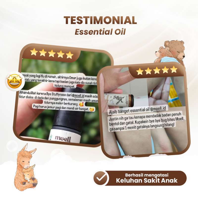 Jual Moell First Care Natural Essential Oil 8ml - Untuk Luka Memar ...