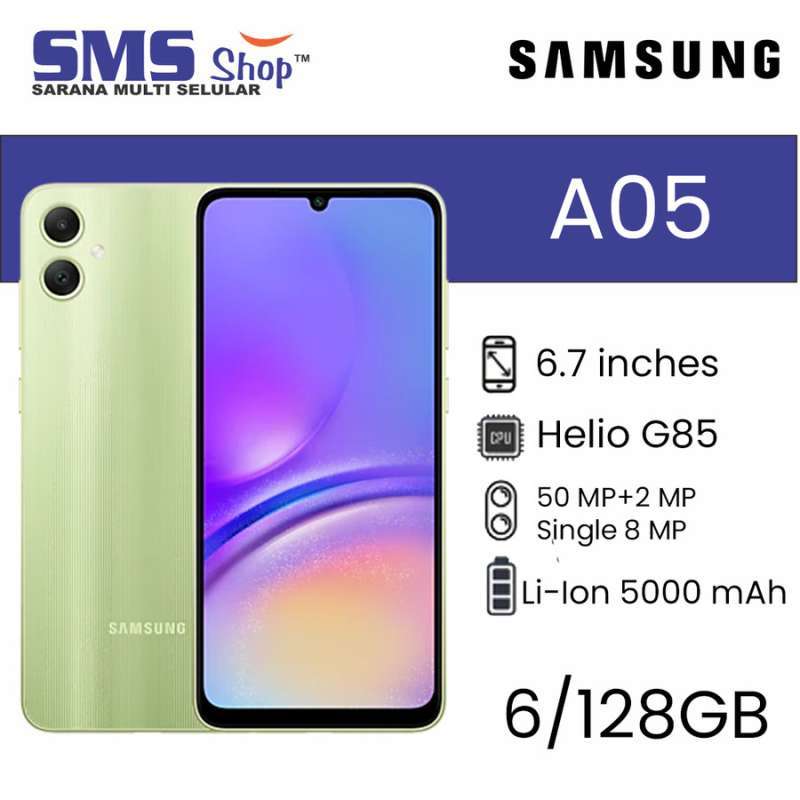 Jual Samsung A05 6 128 Spesifikasi Original, Murah & Diskon Harga Juni ...
