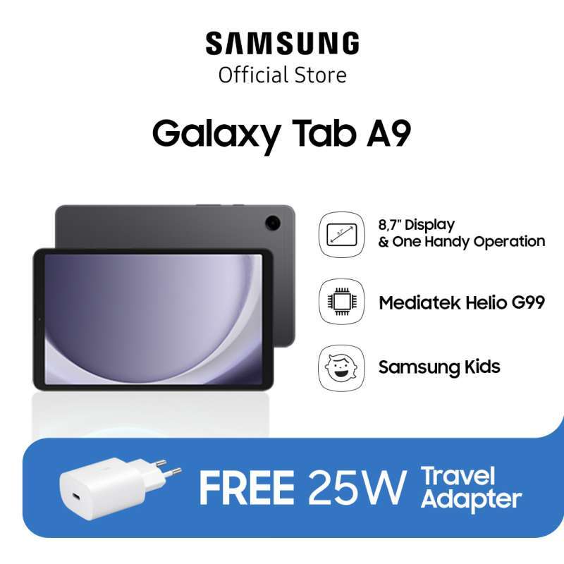 Jual Samsung Galaxy Tab A9 [4/64gb] + Travel Adaptor (25w) Di Seller ...
