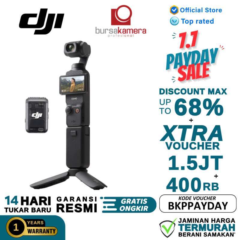 Jual Tukar Tambah Dji Osmo Pocket 3 Original Murah - Harga Diskon Juli 2024 | Blibli