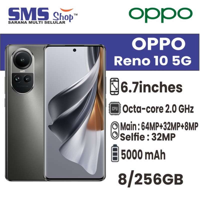 Jual Oppo Reno 10 5g 8/256 Di Seller Sms Shop Semarang Official Store ...