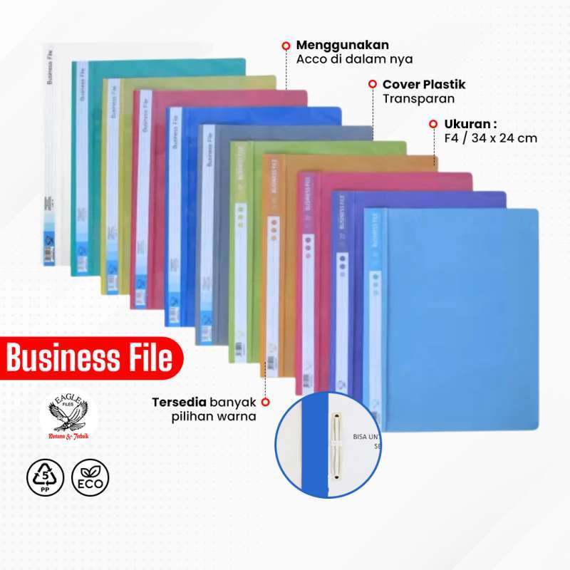 Promo Eagle Files Business File Bisnis File Kantong Map Tempat Dokumen