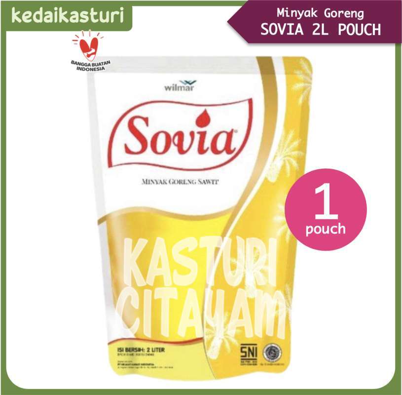 Promo Sovia 2 Liter Minyak Goreng [1 Pouch] Diskon 16% Di Seller Kedai ...