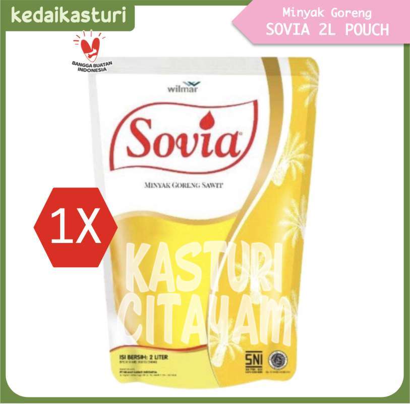 Promo Sovia 2 Liter Minyak Goreng [1 Pouch] Diskon 16% Di Seller Kedai ...