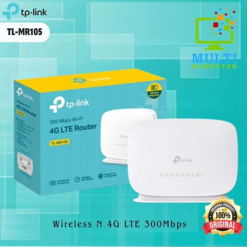 Jual Router Wireless Tp-link -tl-mr105 Wireless N 4g Lte 300mbps Di ...