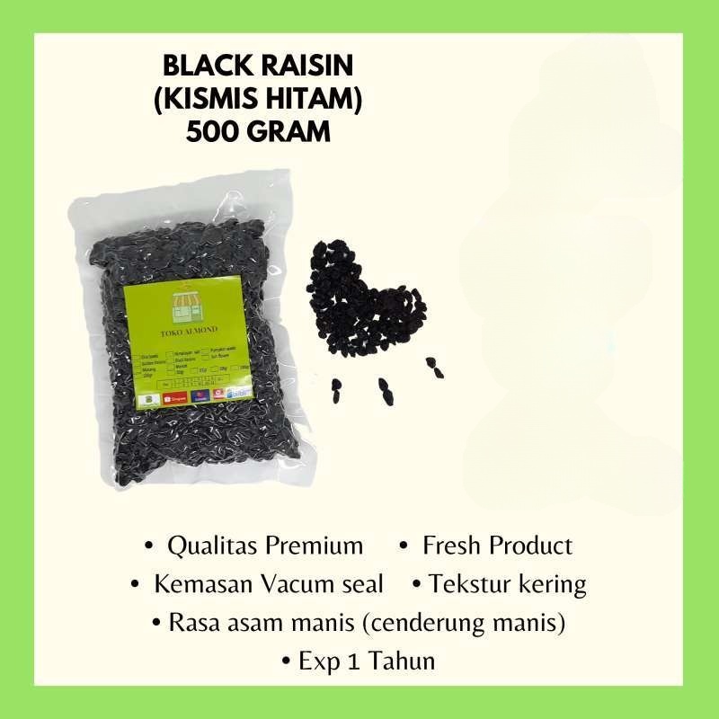 Promo Kismis Hitam (black Raisin) 500gr Diskon 20% Di Seller Toko ...