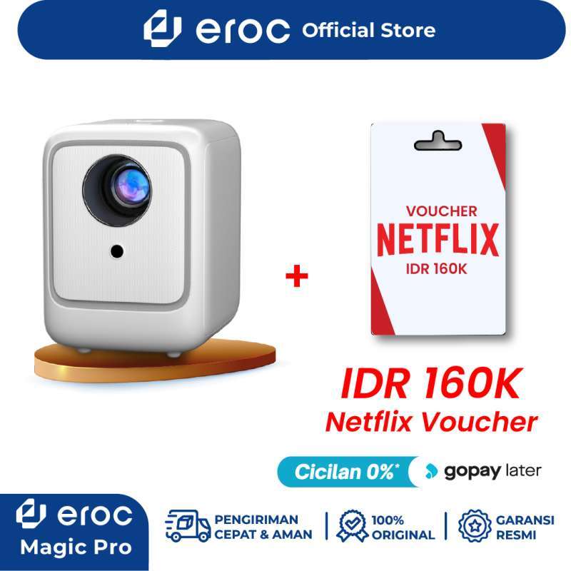 Promo Eroc Smart Mini Projector Full Hd Decoding 4k - 2800 Lumens ...