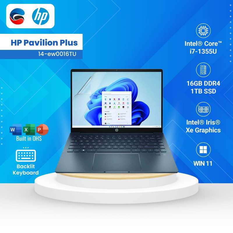 Promo Hp Laptop Pavilion Plus Ew Tu Intel Core I U Gb Tb Ssd Diskon Di Seller