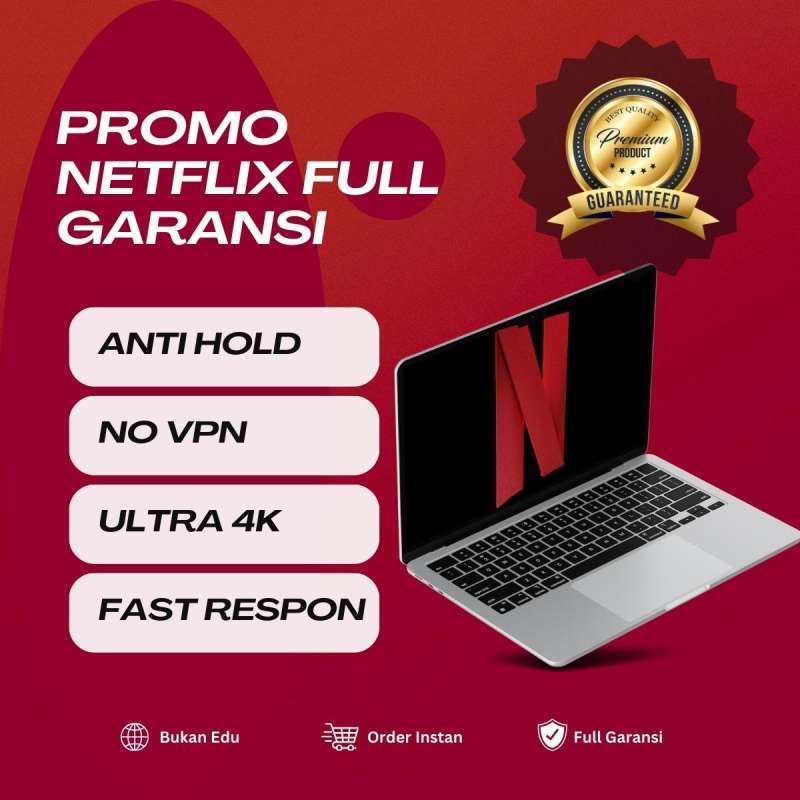 Jual NETFLIX PREMIUM 1 BULAN ANTI HOLD FULL GARANSI di Seller LIMA PANDAWA - Semingkir-2, Kab ...