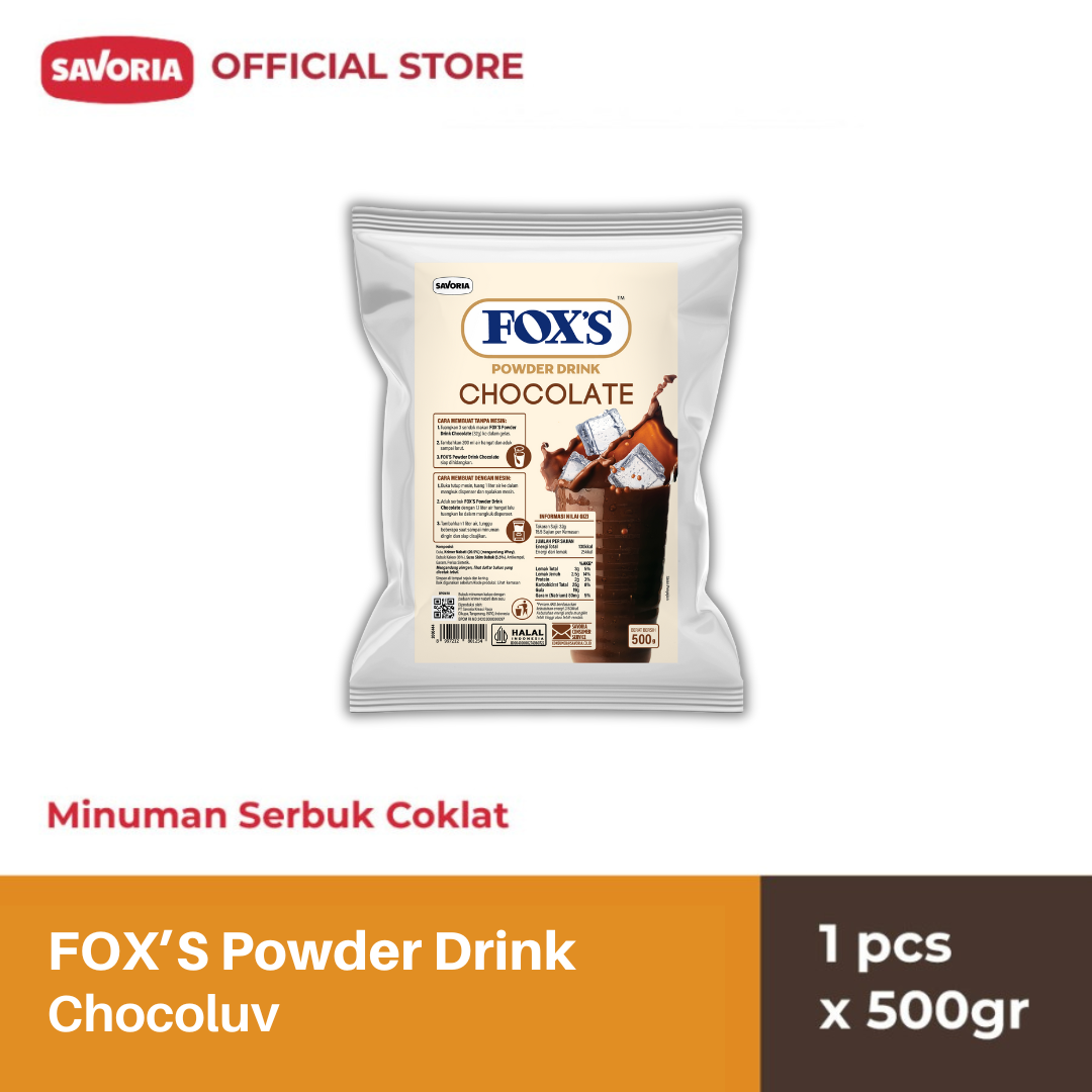 Jual Fox’s Powder Drink Chocolate 500g Di Seller Savoria Beverage ...