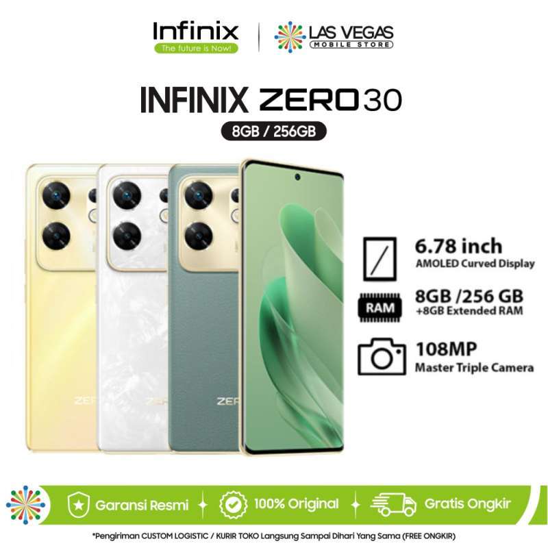Jual Infinix Zero 30 8/256GB Garansi Resmi - Gold di Seller ...