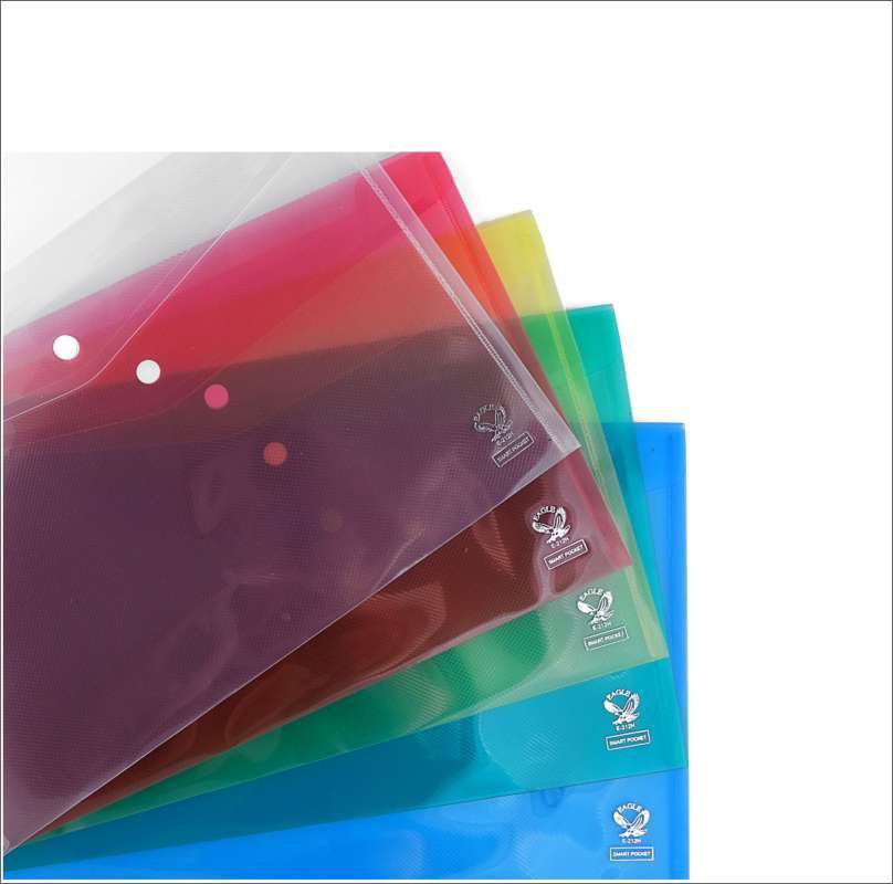 Jual Eagle Files Map Plastik Smart Pocket Model Kancing Horizontal ...