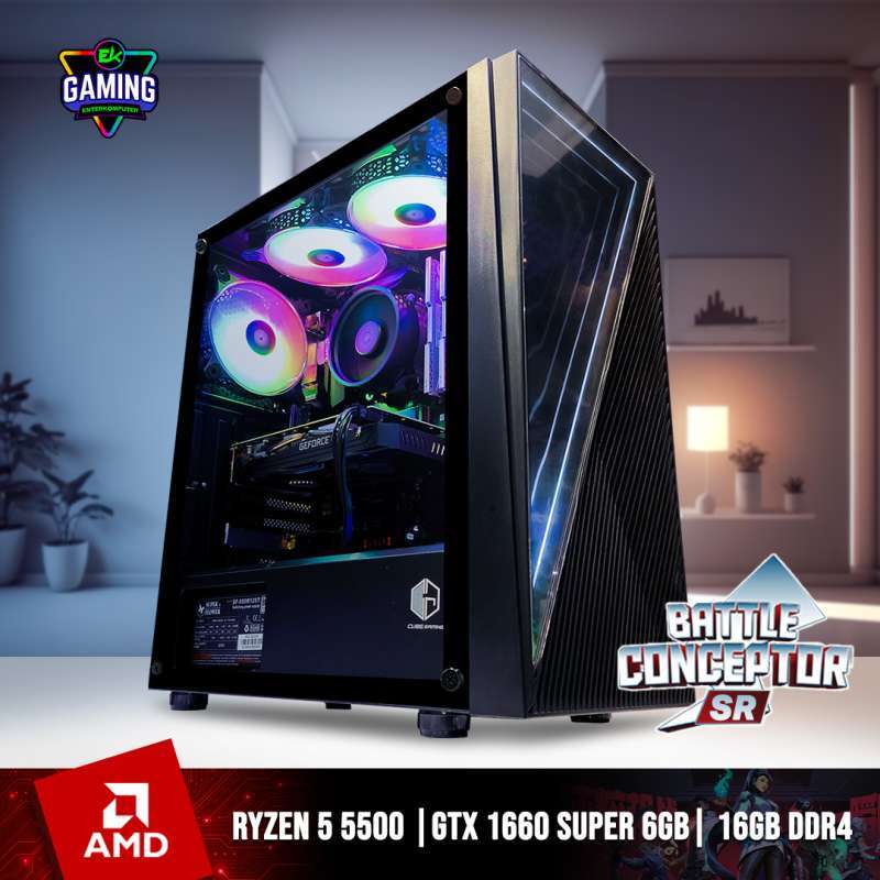 Promo Pc Rakitan Ek Gaming Battleconceptor Sr - Ryzen 5 Gtx 1660 Super - Enterkomputer Diskon 15 ...