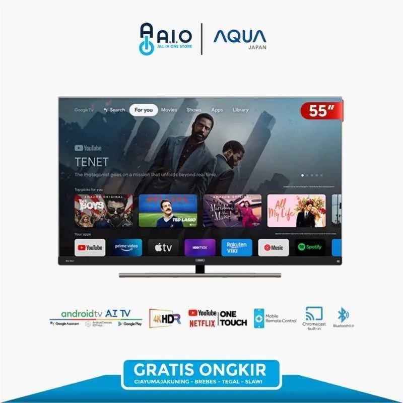 Jual Exclusive Afe 2023 - Aqua 65 Inch Android Smart Uhd Tv Aqt65s900ux + Cashback Gopay 2 Juta ...