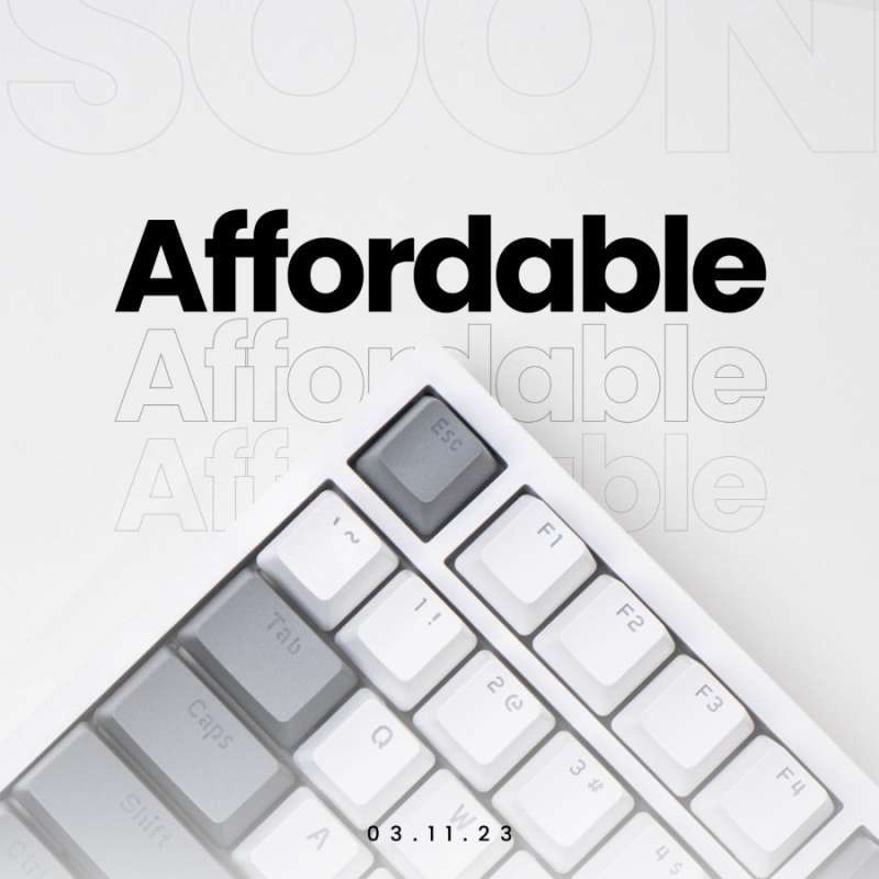 Jual Ajazz Ak820 Monochrome - Mechanical Keyboard Di Seller Good Gaming ...