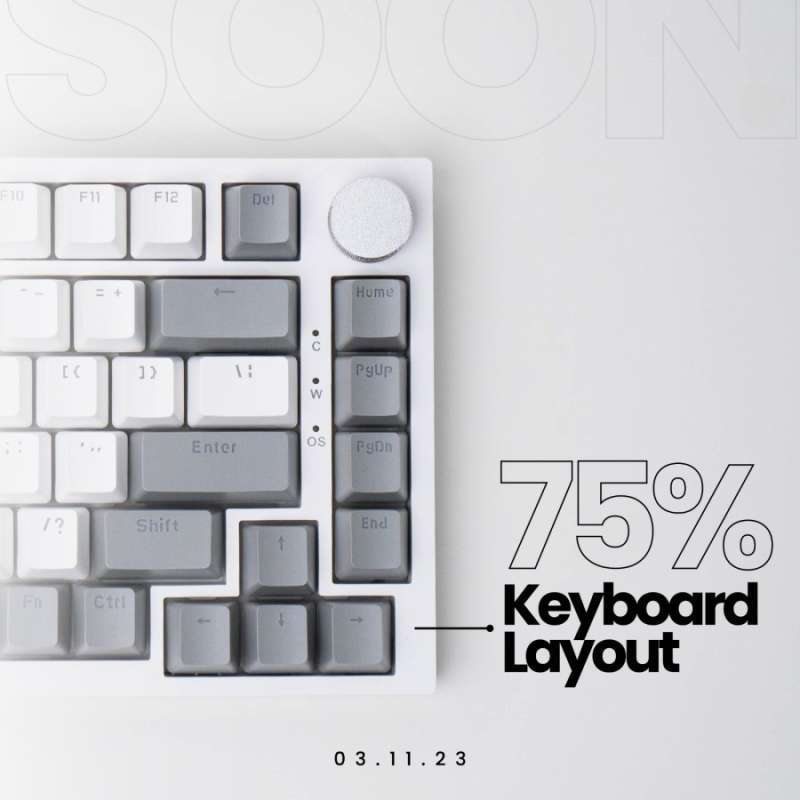 Jual Ajazz Ak820 Monochrome - Mechanical Keyboard Di Seller Good Gaming ...