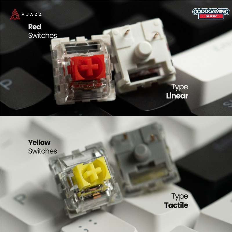 Promo Ajazz Ak820 Monochrome - Mechanical Keyboard - V2 - Hitam Diskon ...