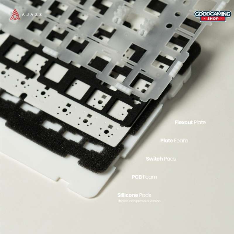 Promo Ajazz Ak820 Monochrome - Mechanical Keyboard - V2 - Hitam Diskon ...