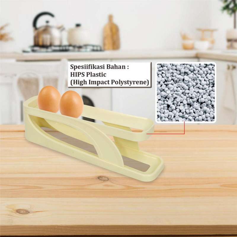 Promo OEM SK-C993 Tempat Telur Ayam Kulkas 2 Tingkat Bergulir Otomatis ...