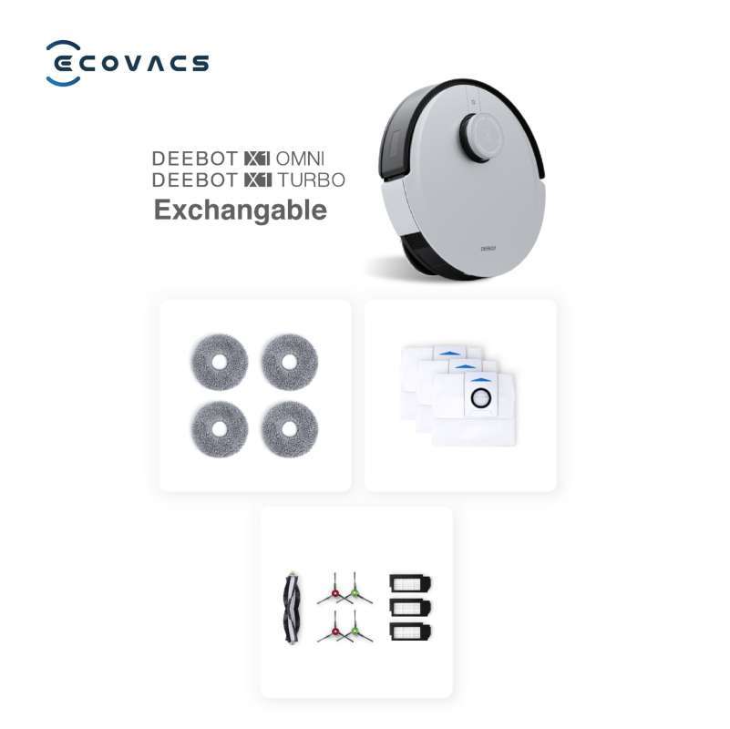 Jual Ecovacs Exchangable Accesories For X1omni/x1turbo, T10 Omni, T20 Omni, X2 Omni, X2 Combo ...