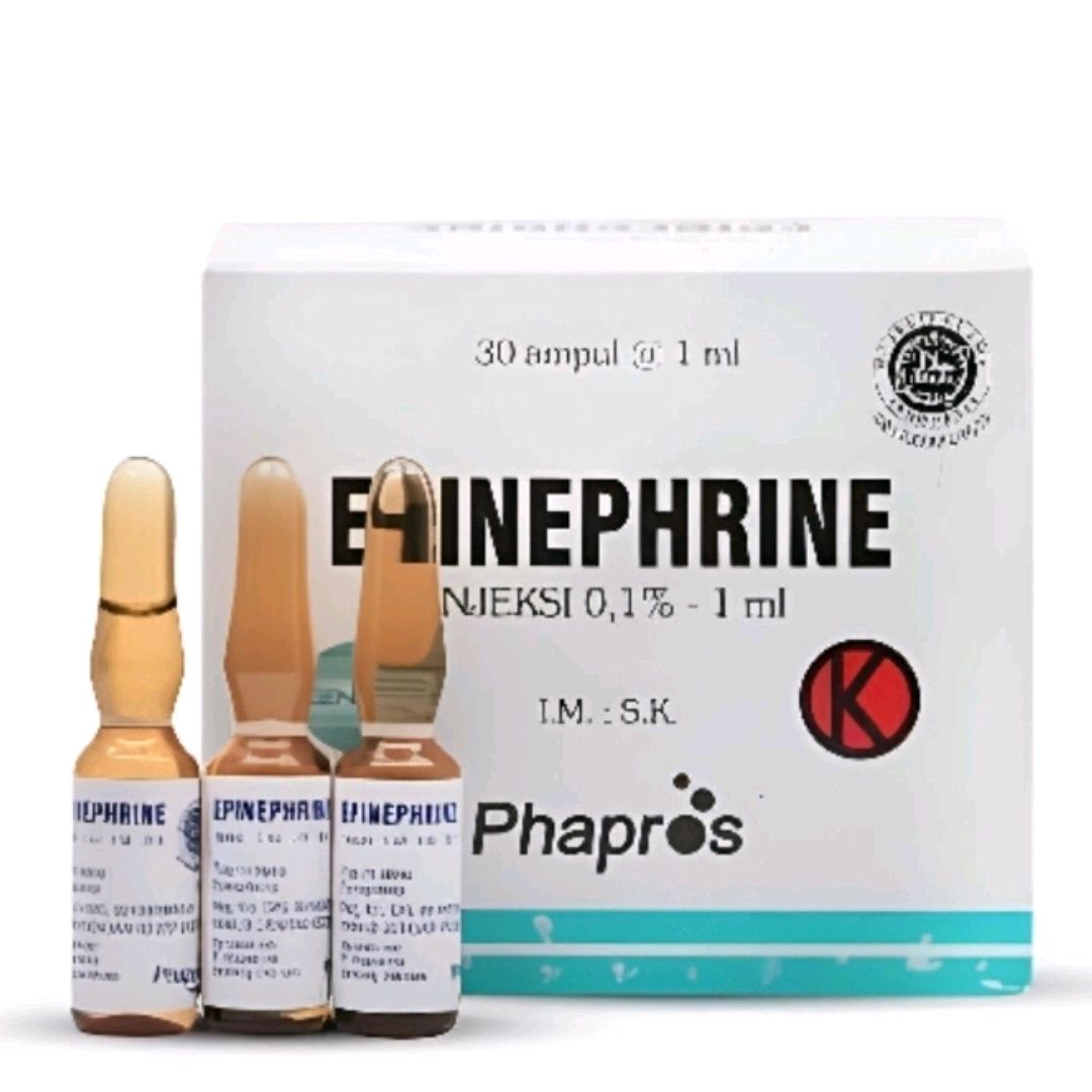 Promo epinephrine IM.s.k. 0.1% ml. / satuan ampul Diskon 30% di Seller ...