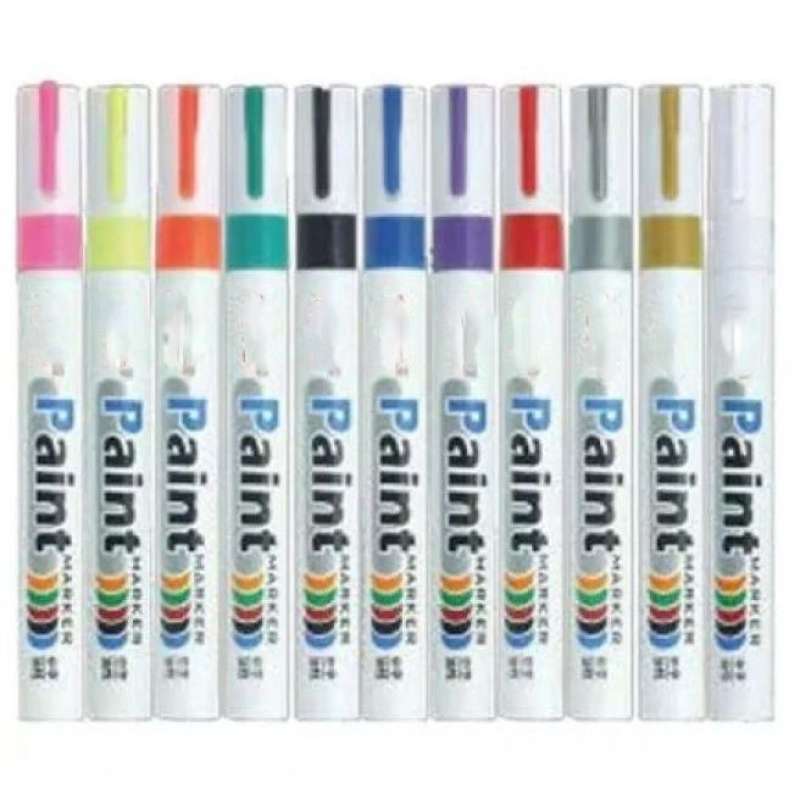 Jual Spidol PERMANENT PAINT MARKER COLOR ORIGINAL untuk Label/Nat ...