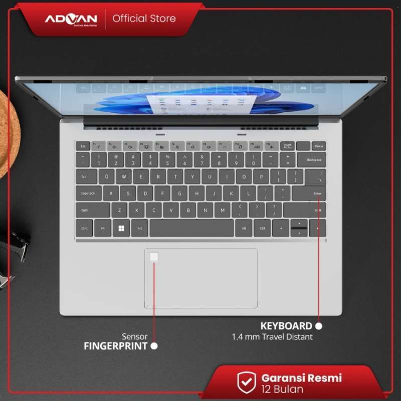 Jual Advan Work Plus Ryzen 7 6600h Ram 16gb 512gb 14 Full Hd Ips ...