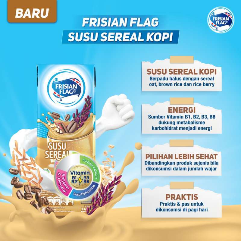 Promo Frisian Flag Susu Uht Sereal Kopi [225 Ml] Diskon 8% Di Seller Frisian Flag Beverage Store ...