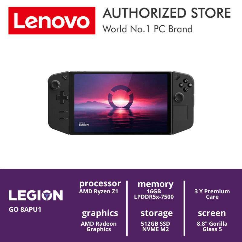 Promo Lenovo Legion Go 8apu1 Ryzen Z1 Extreme 16gb 512gb 8.8 Touch W11 ...