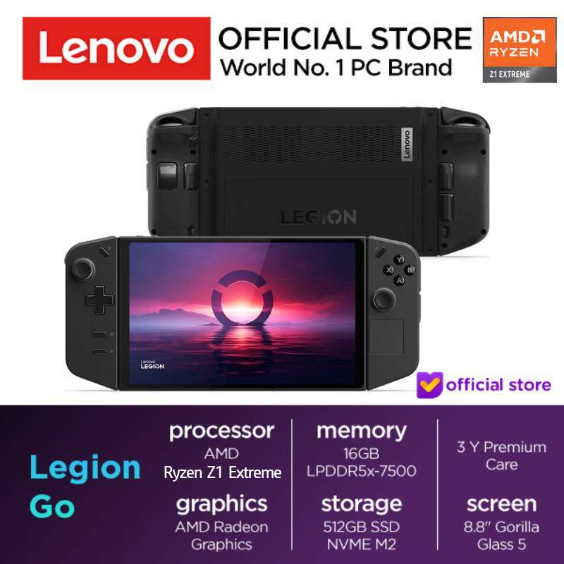 Jual Lenovo Legion Go 8apu1 Gaming Handheld Z1 Extreme/16gb/512gb/8.8 ...