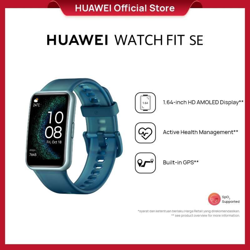 Promo Huawei Watch Fit Special Edition Smartwatch | 1.64-inch Hd Amoled | 24/7 Active Health ...