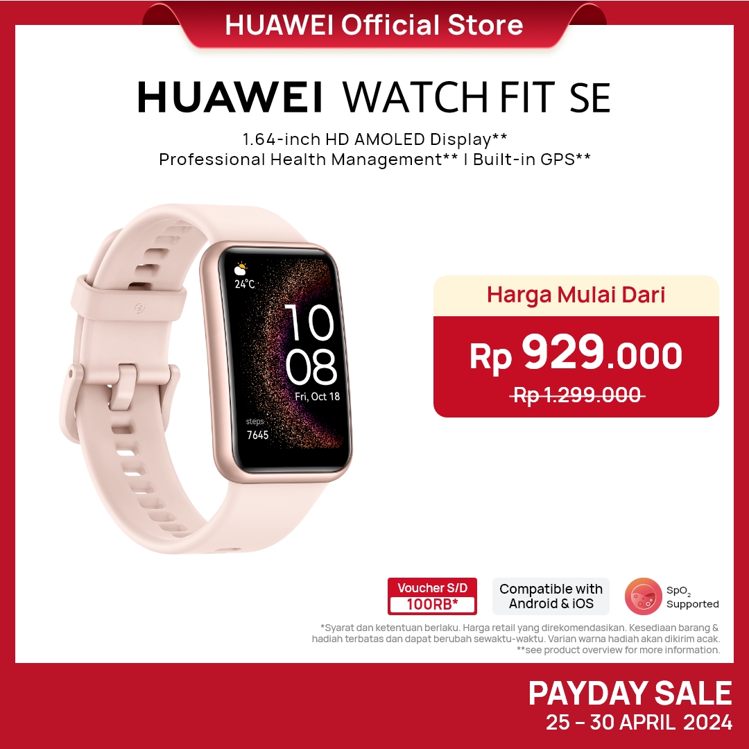 Promo Huawei Watch Fit Special Edition Smartwatch | 1.64-inch Hd Amoled ...