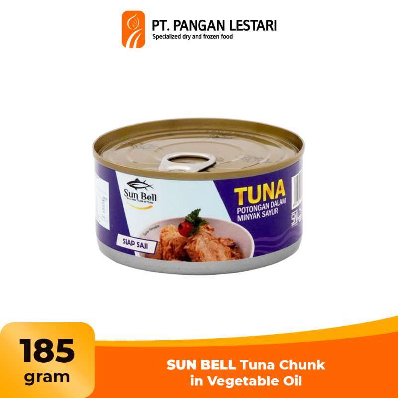 Promo Sun Bell Tuna Chunk In Vegetable Oil 185 Gr Diskon 33% Di Seller ...