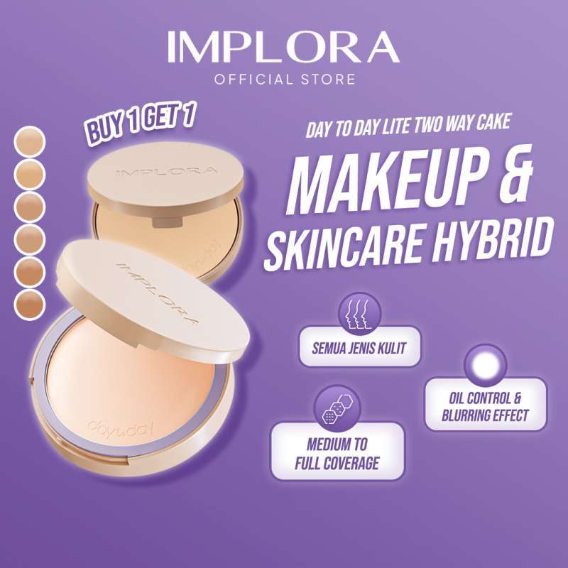 Promo Implora Day To Day Series Two Way Cake Diskon 39% Di Seller ...