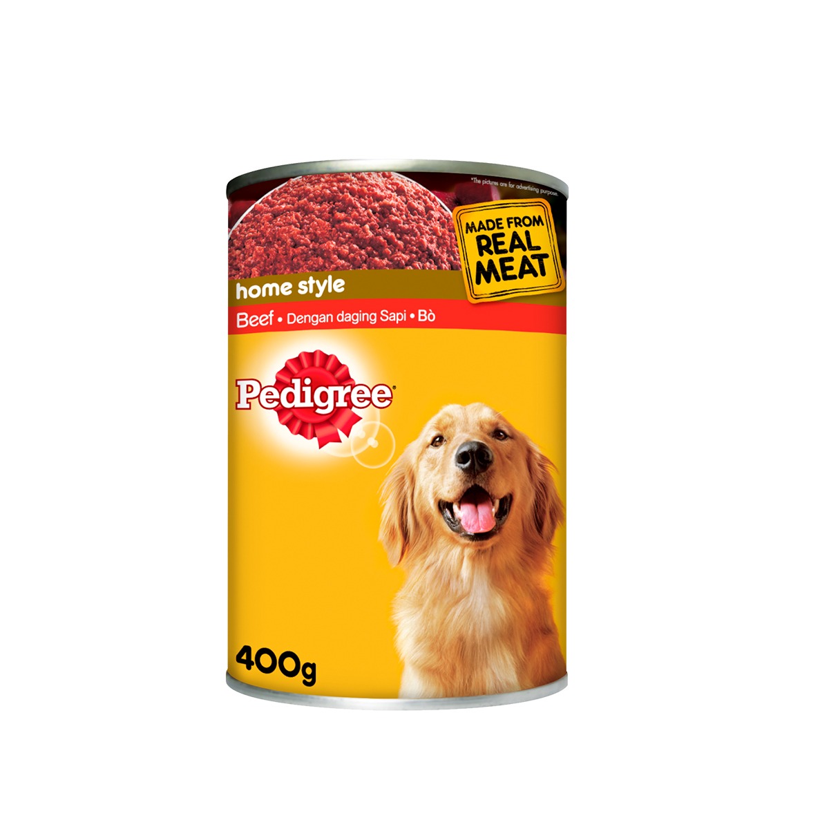 Promo Bandung - Pedigree® Makanan Anjing Basah Kaleng Rasa Beef [400 G ...