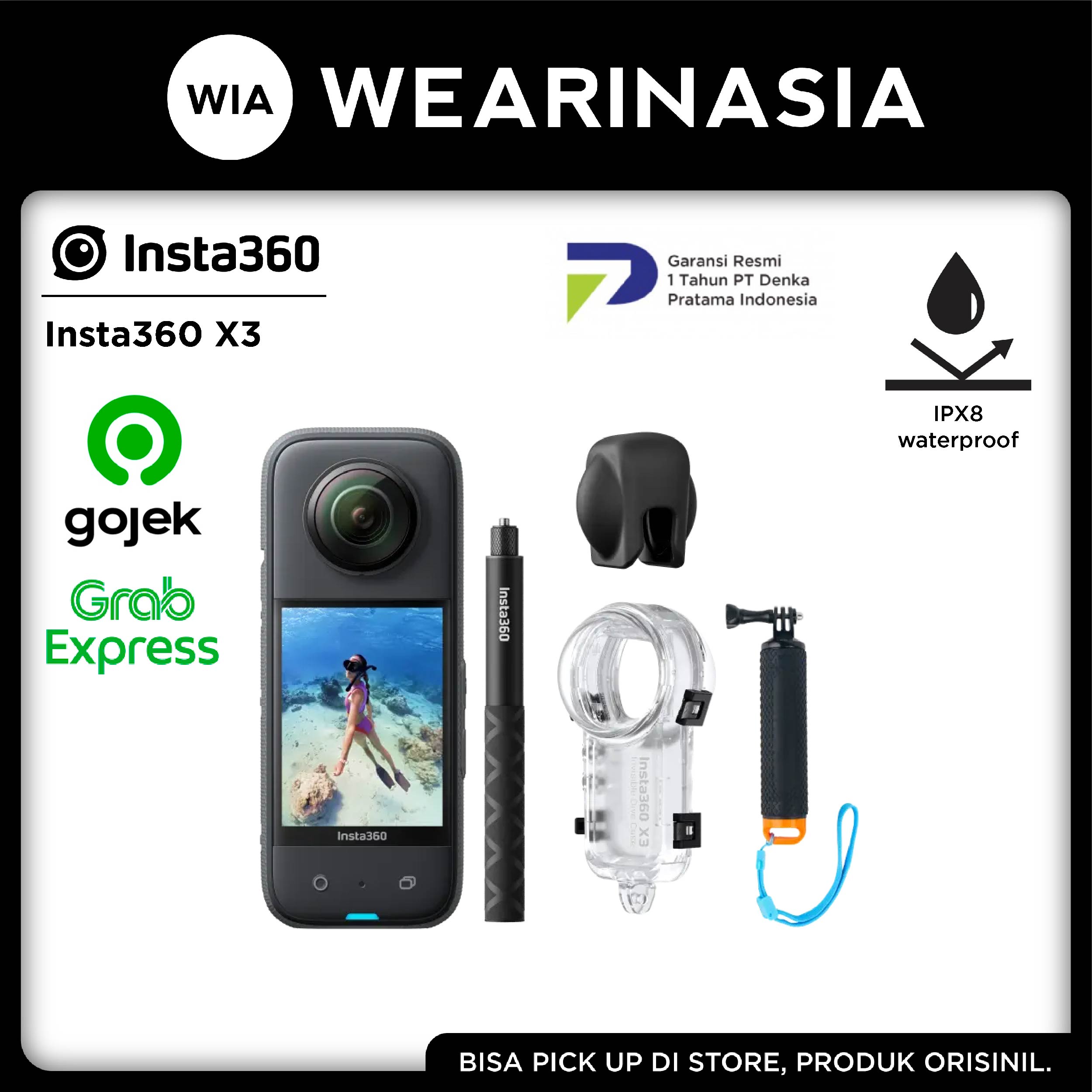 Jual Insta360 X3 Invisible Dive Case Kit Edition Action Camera Original Di Seller Wearinasia