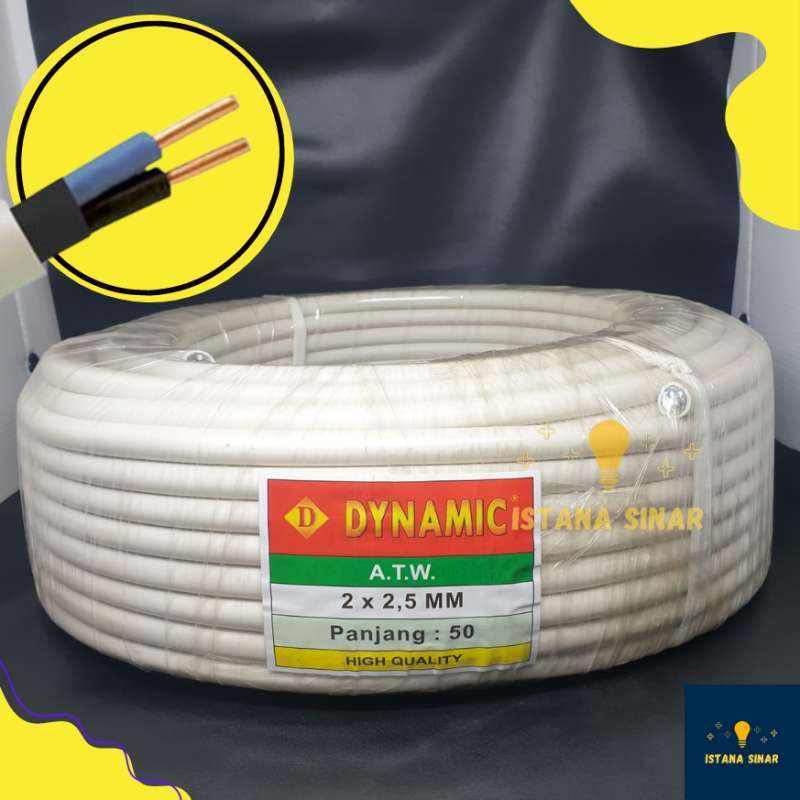 Jual Kabel Listrik Dynamic Nym 2 X 2.5 / Kabel Tembaga / Kabel Kawat 1 Roll Di Seller Istana ...