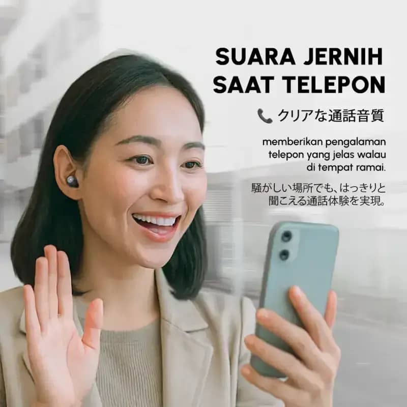 Promo Nakamichi Hue Bean Tws Earphone Full Bass Ipx4 Anti Keringat ...