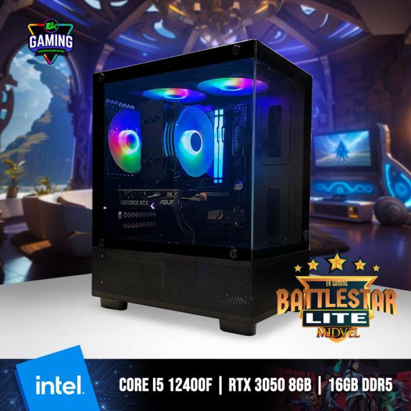 Promo PC Rakitan EK Studio BattleStar Lite Midvel - i5 RTX 3050 ...