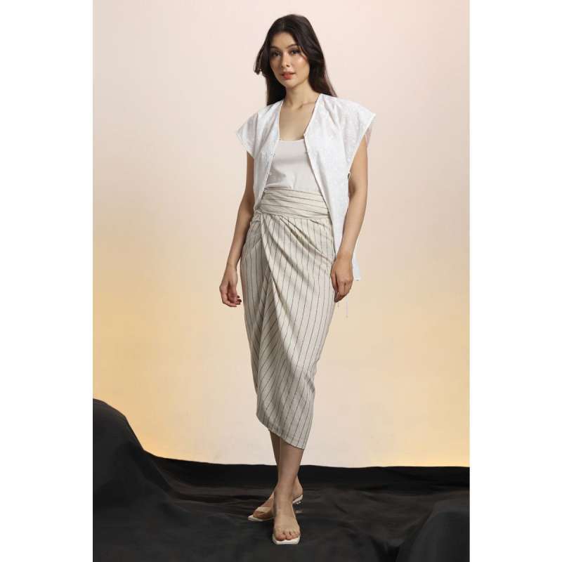 Jual 9 To 12 Mabel Linen Wrap Skirt Rok Lilit Wanita - Semua Ukuran ...