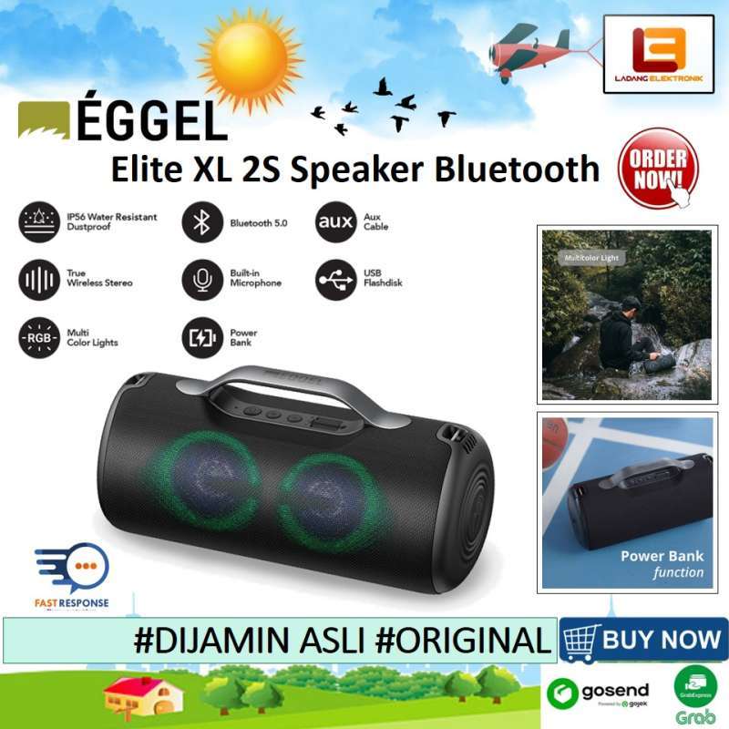 Jual Speaker Bluetooth Eggel Elite Original, Murah & Diskon April 2024 ...
