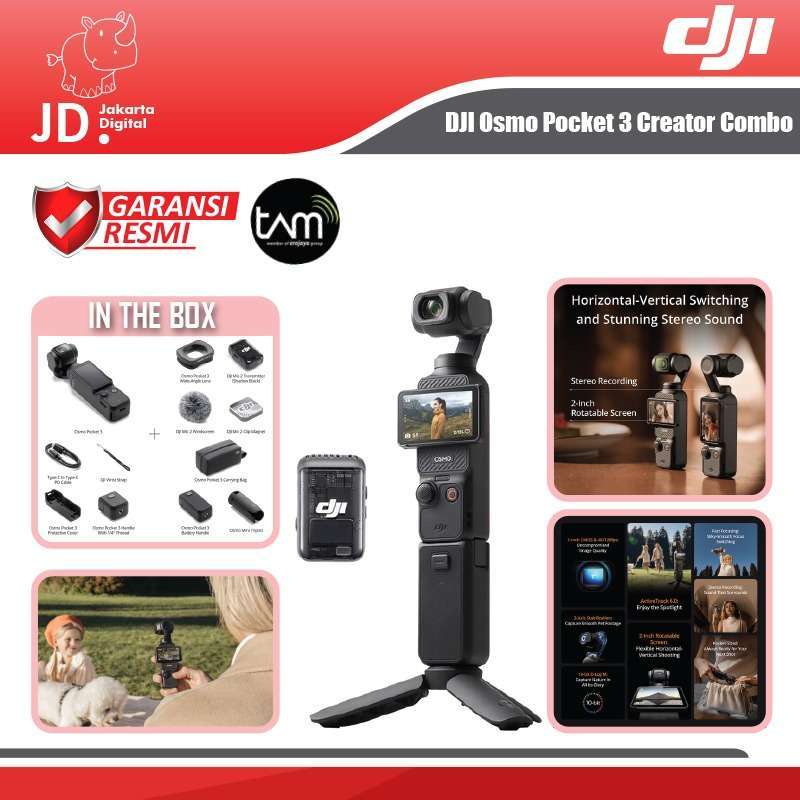 Jual Dji Osmo Pocket 3 Creator Combo - Garansi Resmi - Dji Pocket 3 Di Seller Jakarta Digital ...