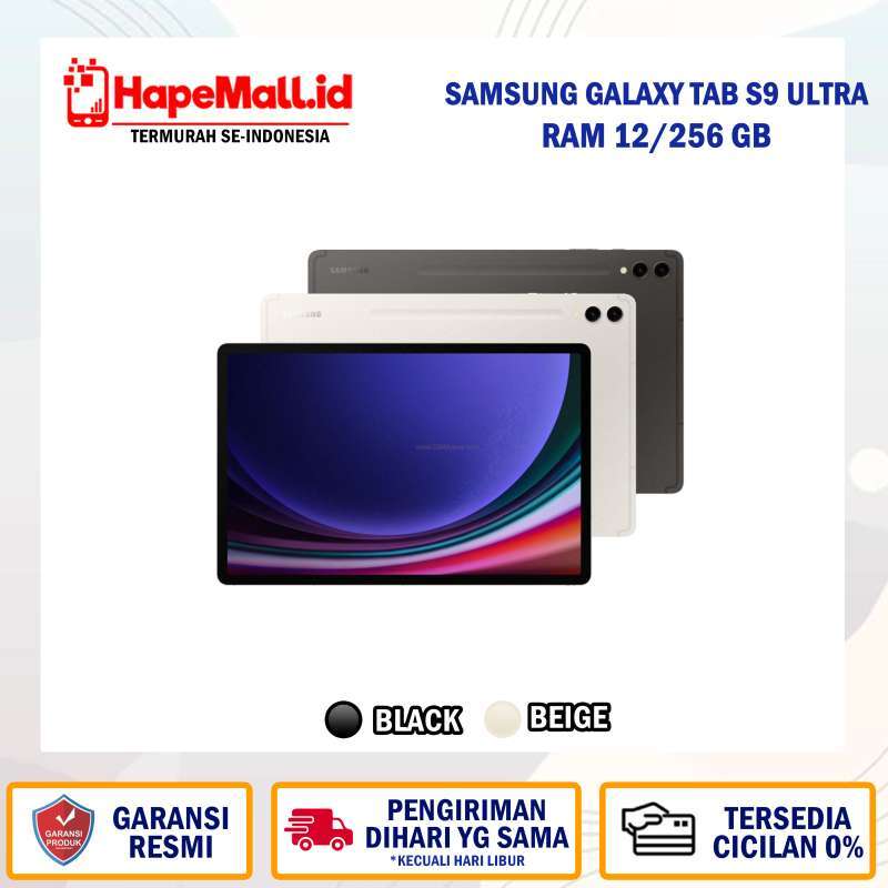 Jual SAMSUNG TAB S9 ULTRA 12/256 GB 5G GARANSI RESMI SEIN TERMURAH di Seller Hapemall Official ...