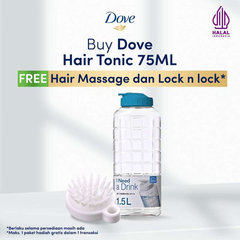 Promo Dove Hair Tonic Spray Perawatan Rambut Rontok [75 mL] Diskon 20% ...