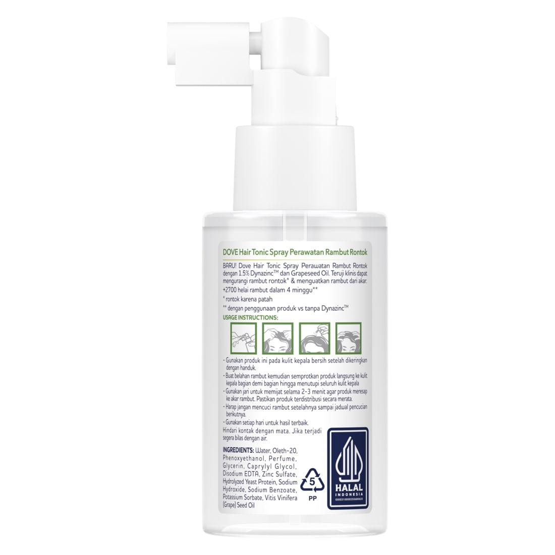 Promo Dove Hair Tonic Spray Perawatan Rambut Rontok [75 Ml] Diskon 37% ...
