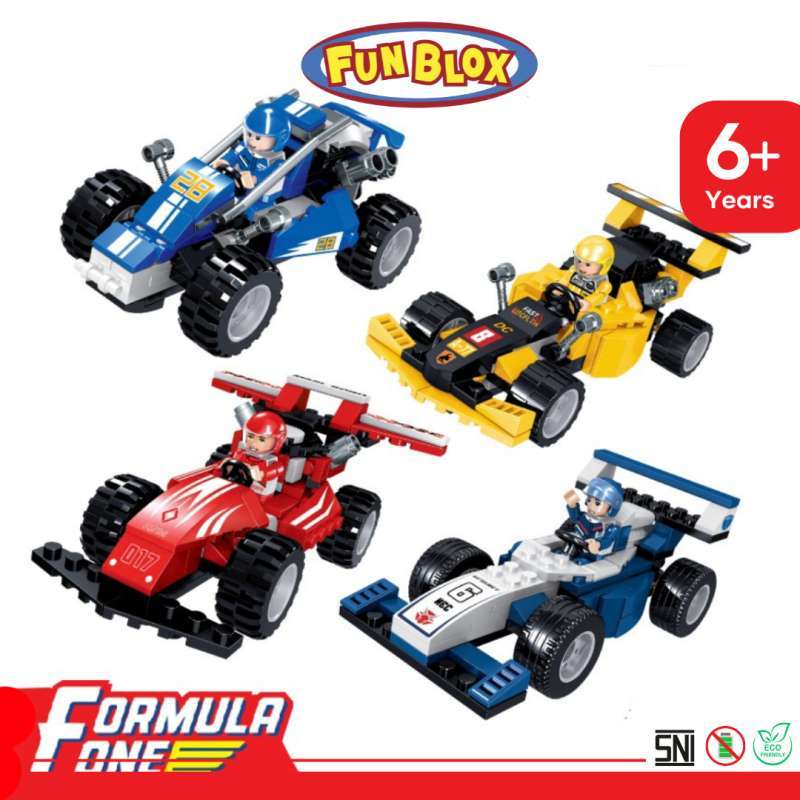 Model Mobil fashionable DIY Blok Bangunan