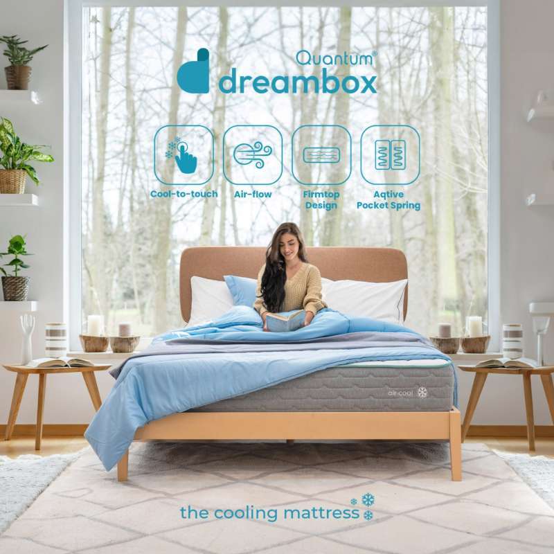 Promo Quantum Dreambox Kasur Dingin Air-cool 25cm / Cooling Mattress ...