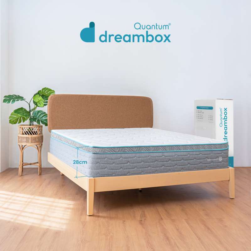 Promo Quantum Dreambox Kasur Dingin Air-cool 28cm / Cooling Mattress / Pocket Spring Bed Vakum ...