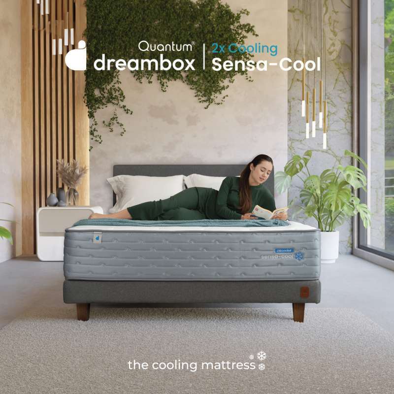 Promo Quantum Dreambox Sensacool 30cm / Kasur Dingin / 2x Cooler ...
